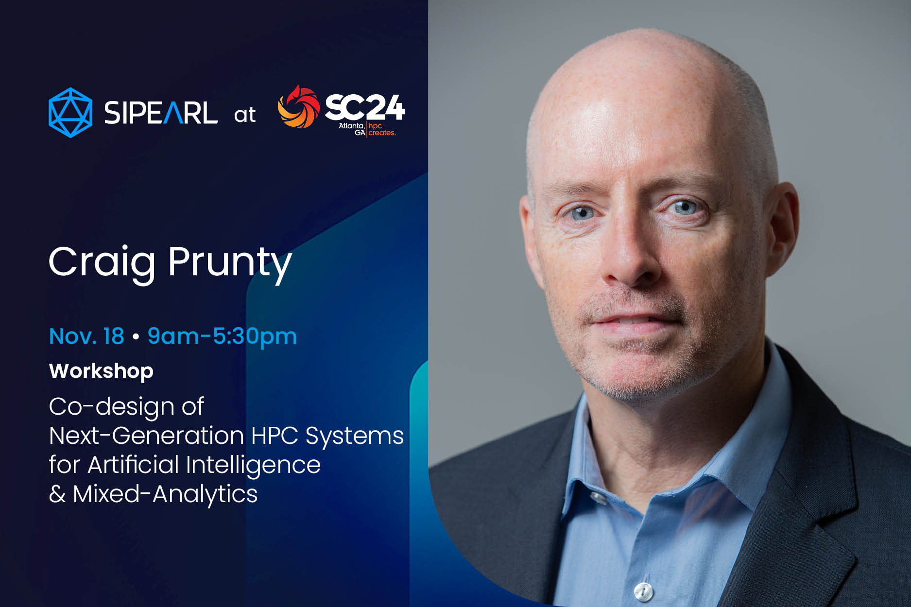 Craig Prunty at SC24 - SiPearl